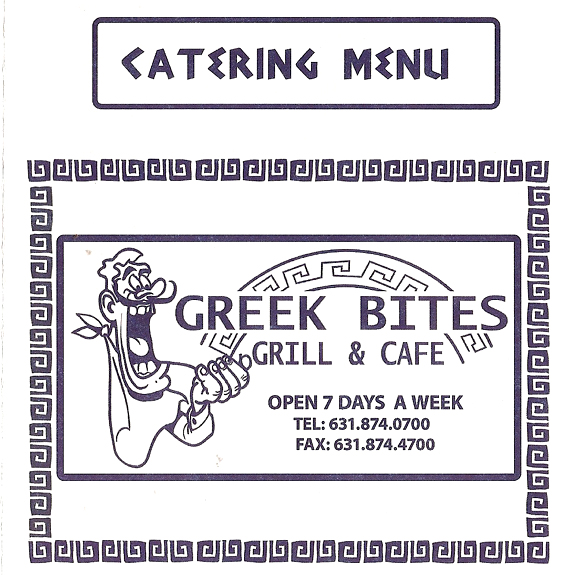 Greek Bites Catering Menu