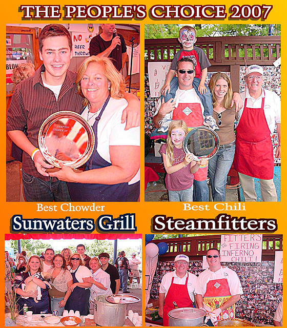 Chili & Chowder Festival Hampton Bays - Photos of Winners coming soon ...
